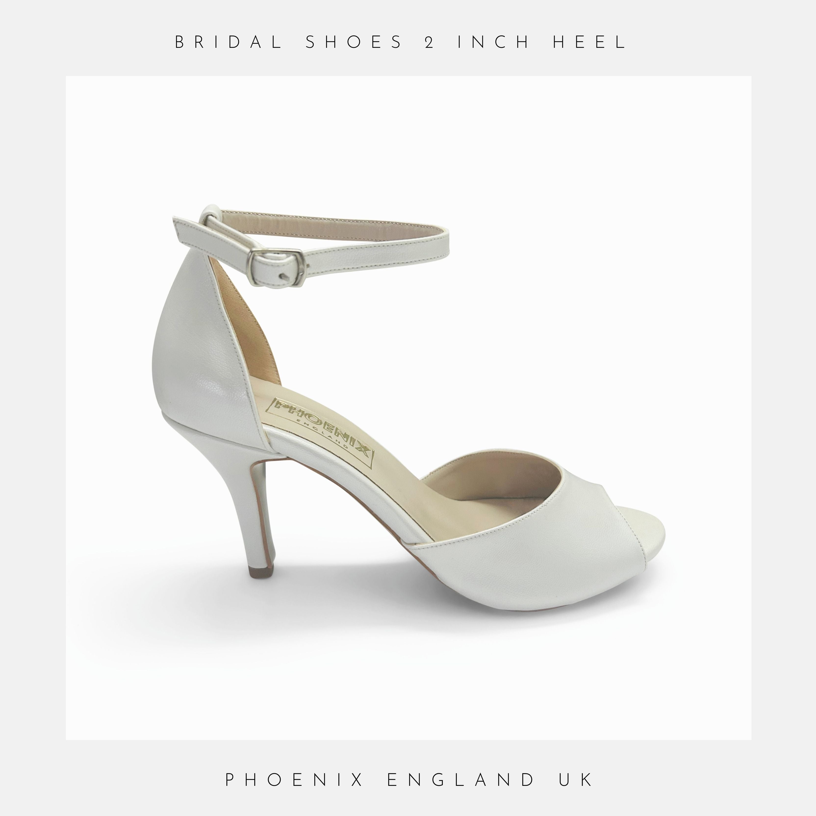 Bridal Shoes 2 Inch Heel – Phoenix England