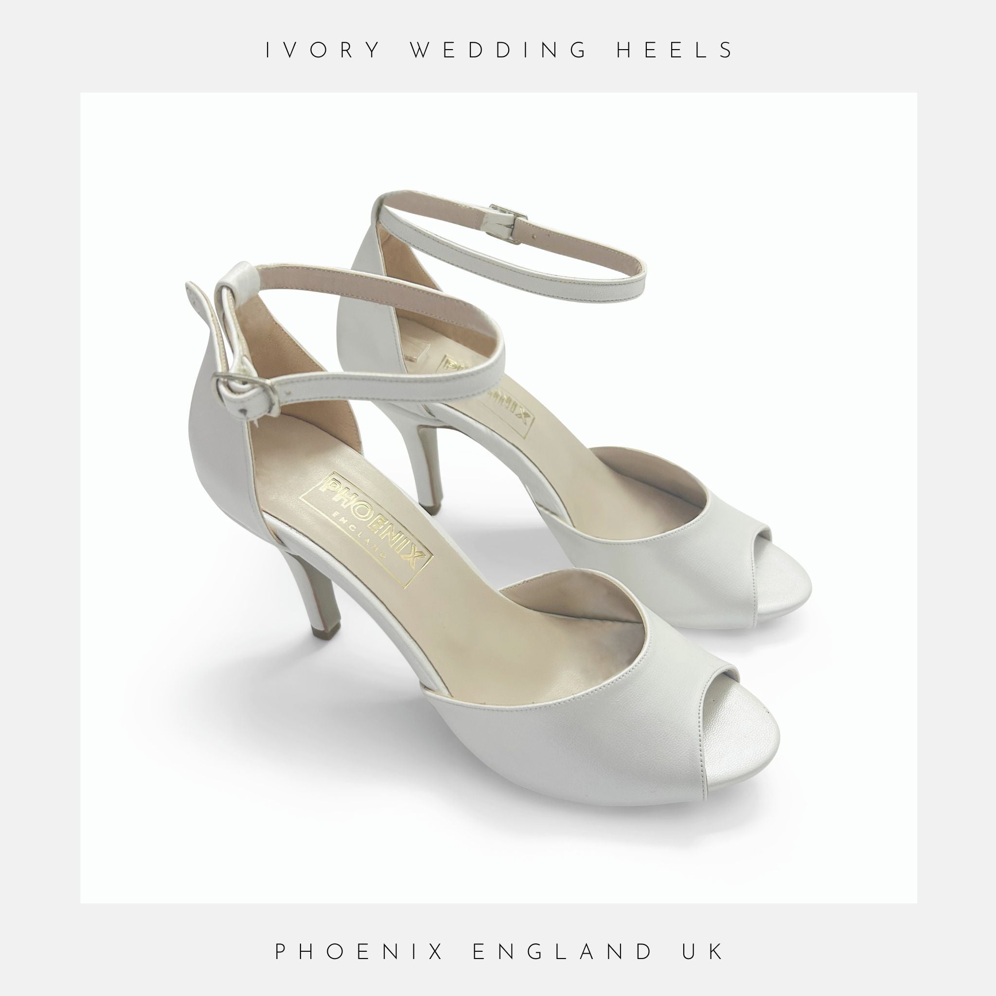 Ivory Wedding Heels – Phoenix England