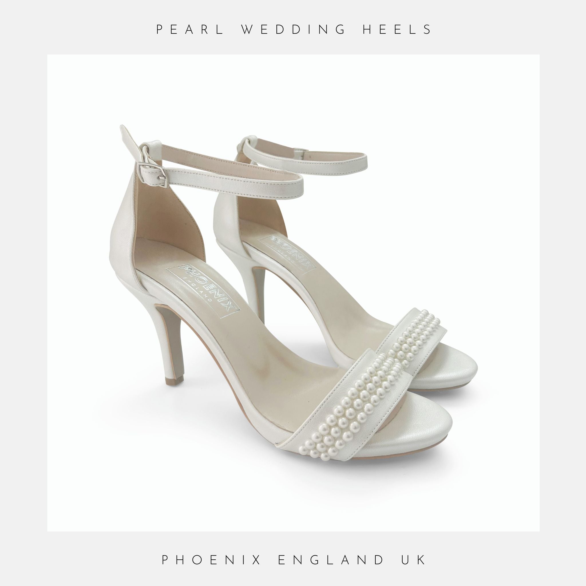 Pearl Wedding Heels – Phoenix England