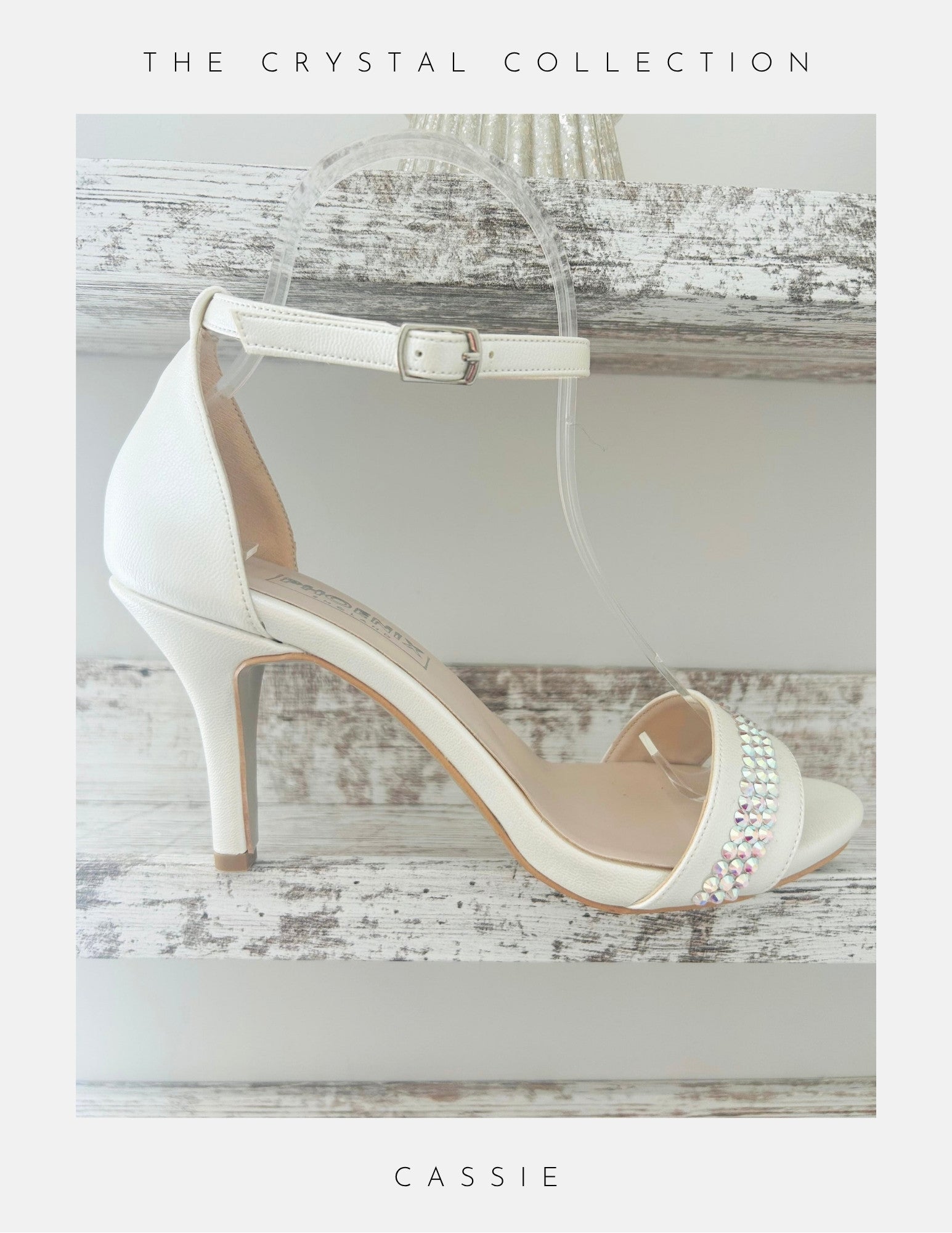 Cassie Crystal High Heel Bridal Shoes – Phoenix England