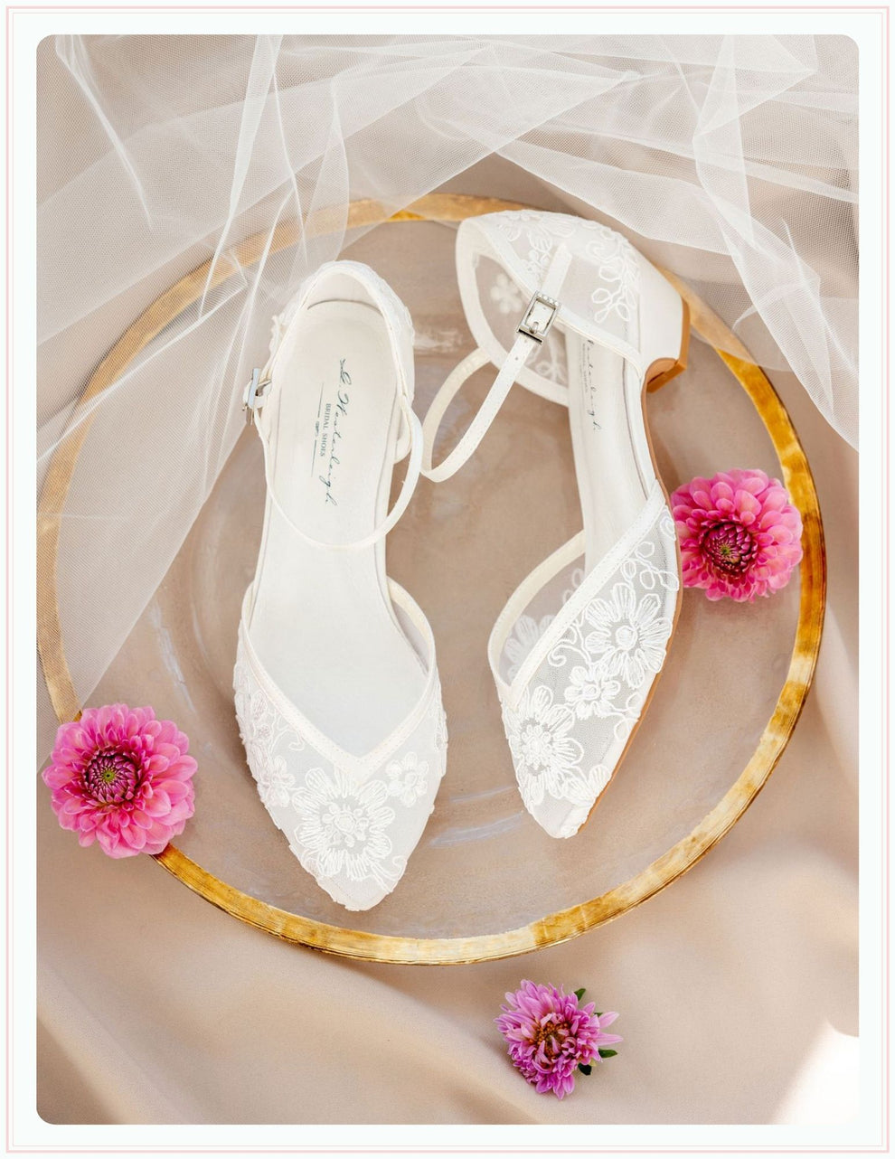 Isobel Pointed Toe Bridal Shoes – Phoenix England